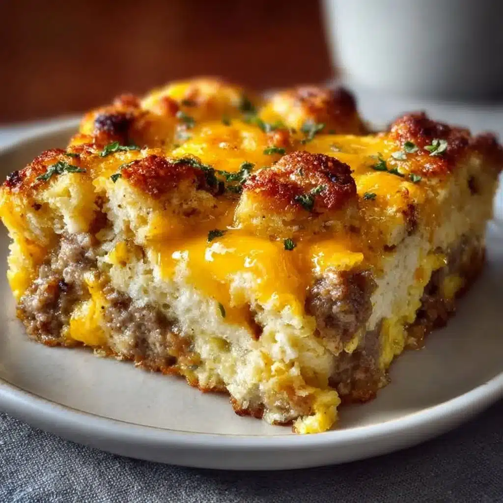 Breakfast Casserole With Biscuits