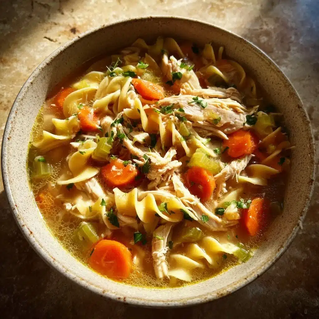 Crockpot Chicken Noodles