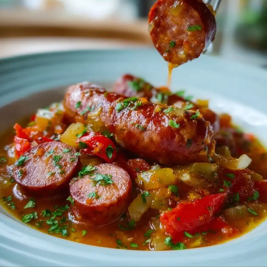 Slow-Cooked Andouille Sausage