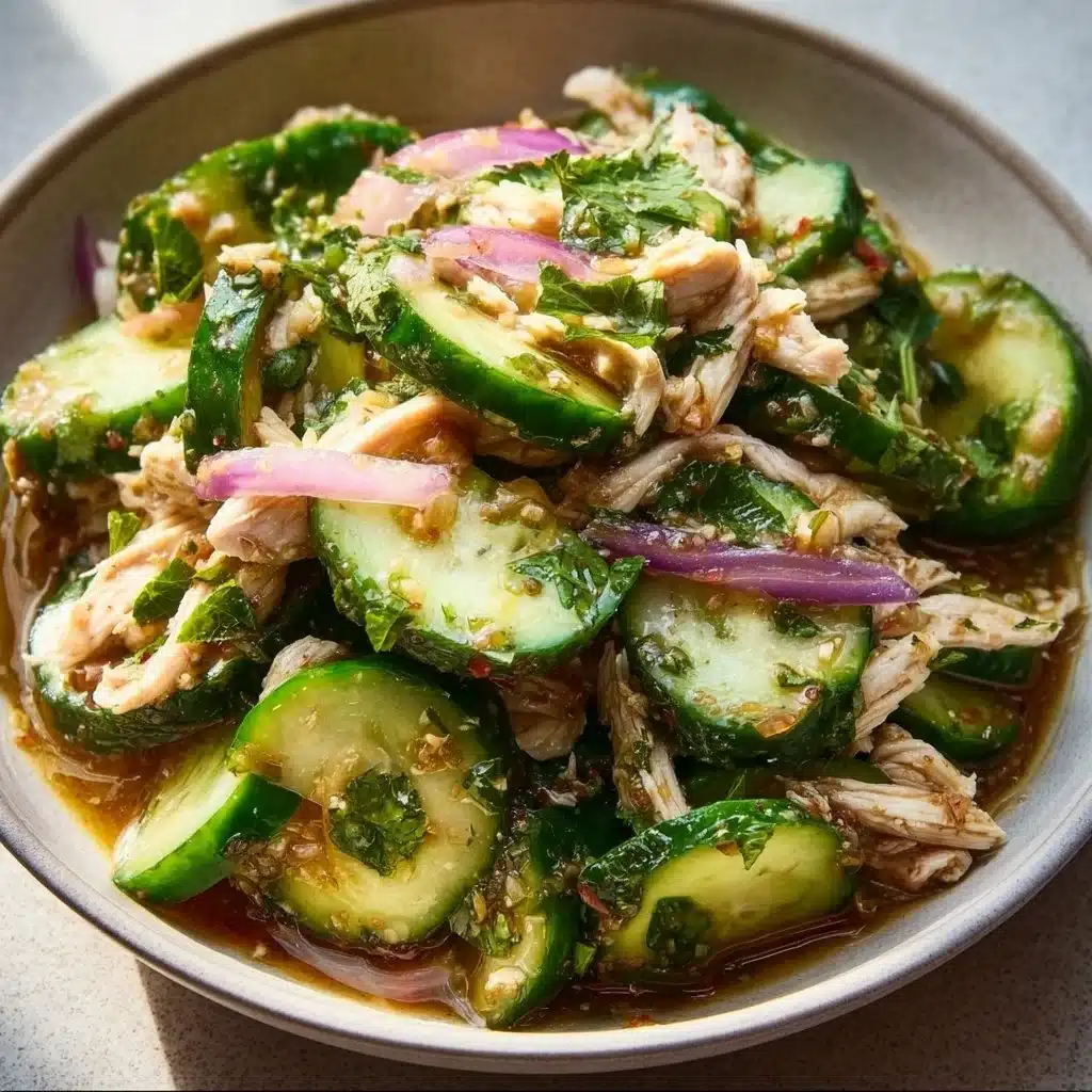 Thai Cucumber Salad with Chicken