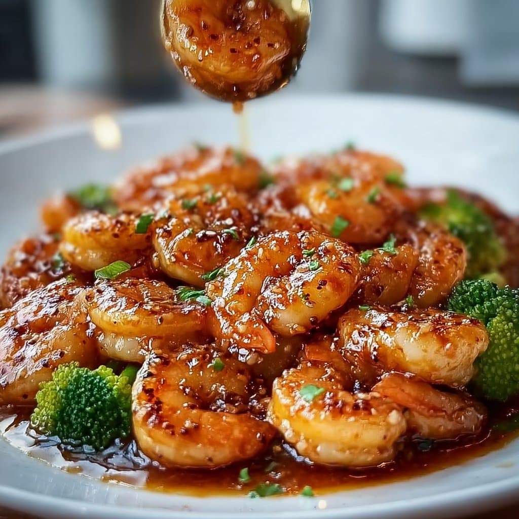 High-Protein Honey Garlic Shrimp