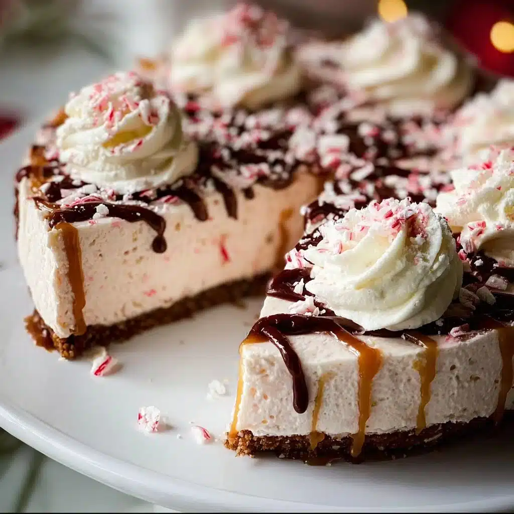 Holiday Bliss Christmas Peppermint Pie